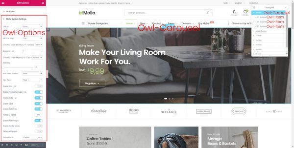 How To Create Slider In Elementor – Molla WordPress Documentation