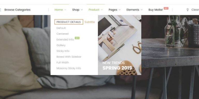 Creating a Menu – Molla WordPress Documentation