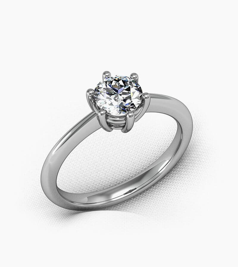 Diamond & Silver Advanced Ring - Diamart