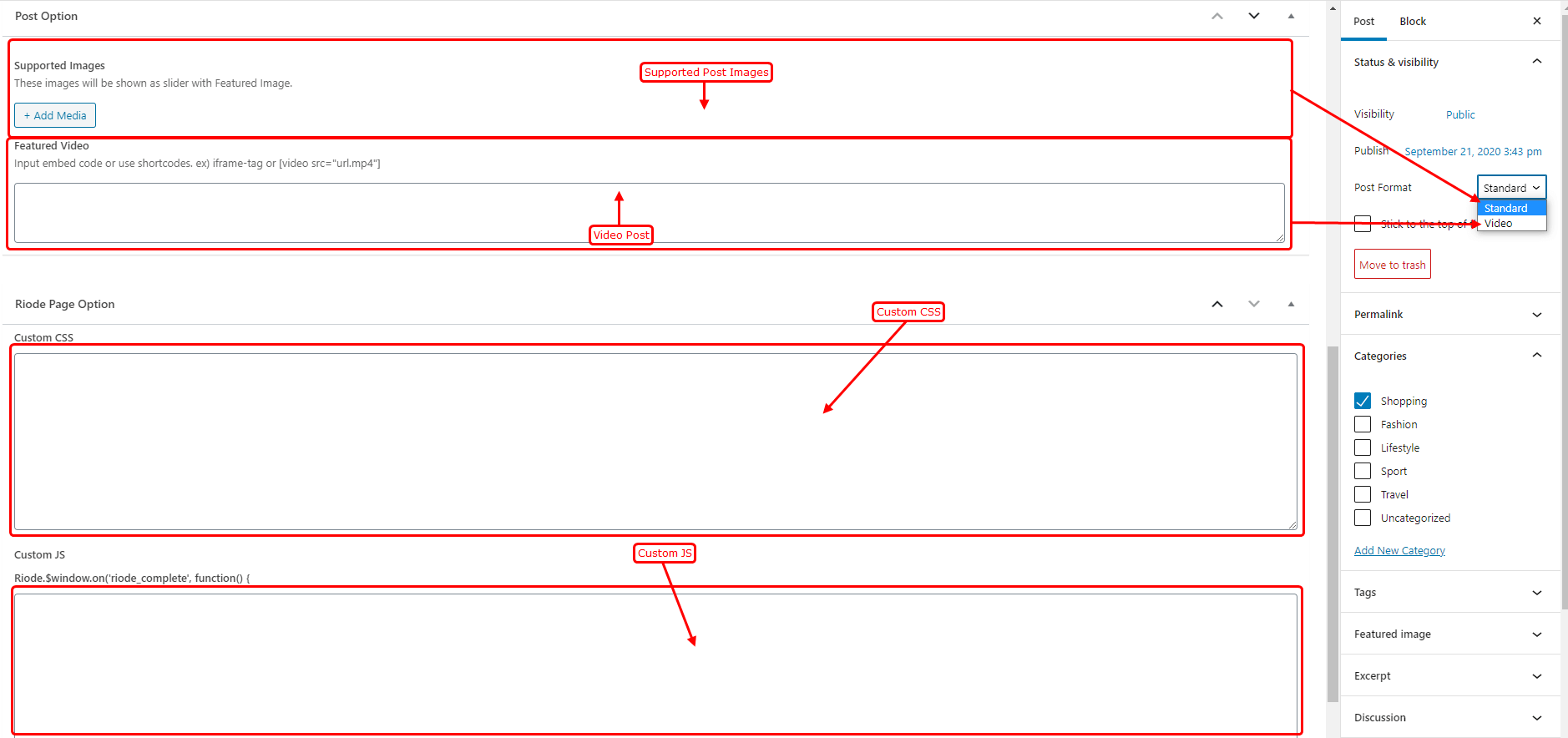 Meta Options - Documentation