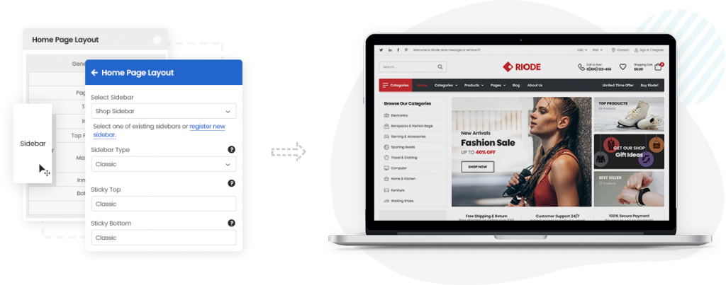 Sidebar Manage - Elements