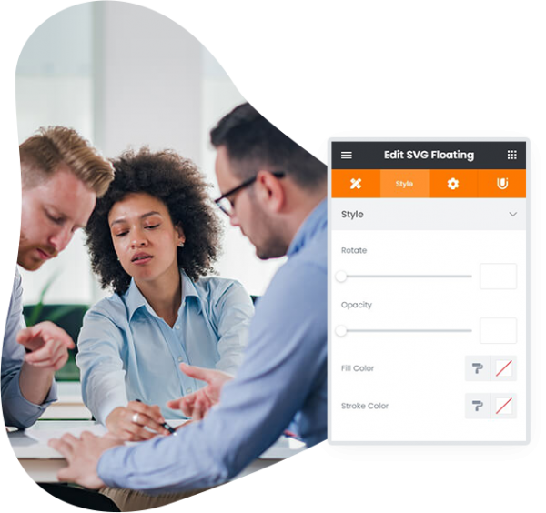 Floating SVG element - Elements