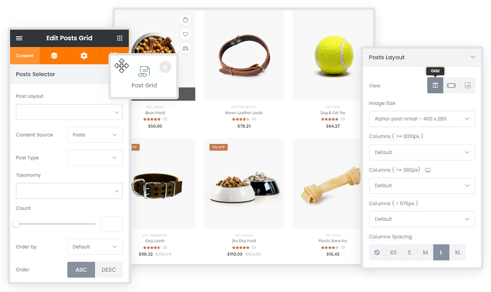 Post grid element – Elements